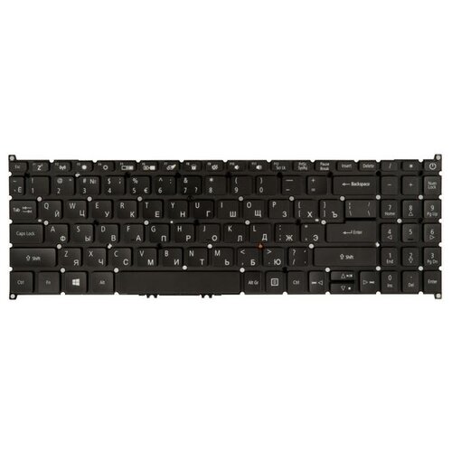 Клавиатура для ноутбука Acer Swift 3 SF315-41 черная с подсветкой