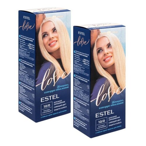 ESTEL Love Стойкая крем-краска для волос, 10/0 блондин платиновый