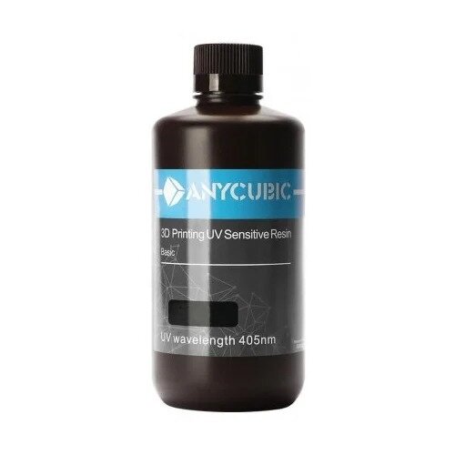 Фотополимерная смола Anycubic Colored UV Resin, 0.5 кг, 0.5 л, прозрачный