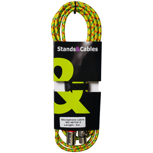 Кабель аудио 1xXLR - 1xXLR Stands&Cables MC-087XX-3 3.0m