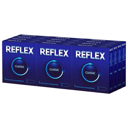 Презервативы Reflex Classic, 12 уп. по 3 шт.