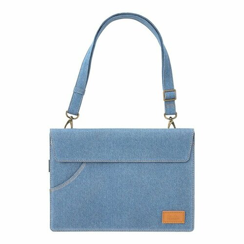 Сумка Tomtoc TheHer Denim Shoulder bag H26 для ноутбуков 13", Denim Blue