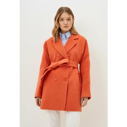 Пальто  Louren Wilton, размер 42, оранжевый