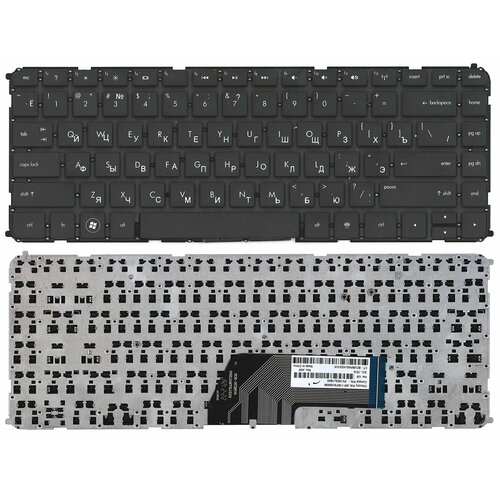 Клавиатура для ноутбука HP ENVY Ultrabook 4-1040tu черная без рамки
