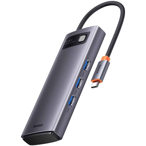 Хаб USB Baseus Metal Gleam Series 6-in-1 Multifunctional Typ