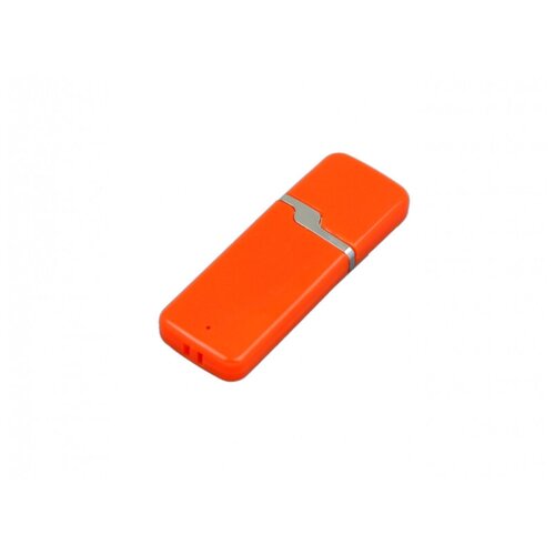 Промо флешка пластиковая с оригинальным колпачком (32 Гб / GB USB 2.0 Оранжевый/Orange 004 Оригинальная флешка с гарантией качества)