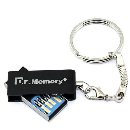 Флешка USB Dr. Memory 005 8Гб, USB 3.0, серебристый