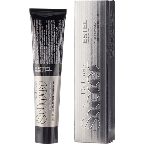 ESTEL De Luxe Silver крем-краска для седых волос, 7/76 русый коричнево-фиолетовый, 60 мл