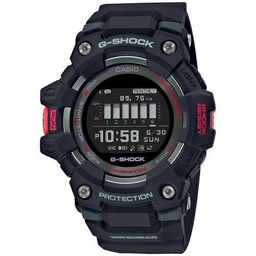 Наручные часы CASIO G-Shock, черный, красный