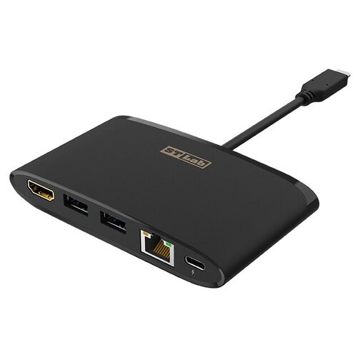 Хаб USB ST-Lab Multiport USB3.1 - 1xRJ45/2xUSB-A/1xUSB-C/HDMI U-2120