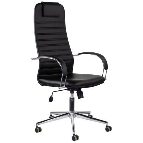 Компьютерное кресло Brabix Pilot EX-610 CH офисное, обивка: искусственная кожа, цвет: черный