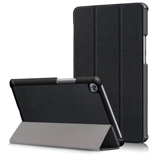 Чехол-обложка MyPads для Sony Xperia Z4 Tablet тонкий умный кожаный на пластиковой основе с трансформацией в подставку черный