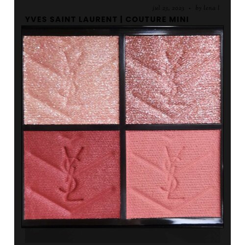 Yves Saint Laurent Палетка теней для век Couture Mini Clutch, #400 Babylone Roses