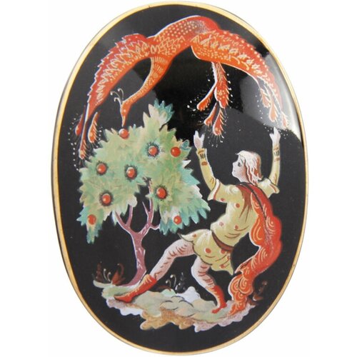 Шкатулка для мелочей "Жар- Птица". Фарфор, роспись. The Franklin Mint, США, конец ХХ века