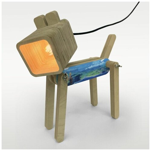 Настольная лампа светильник "Собака" модель игры - 1193