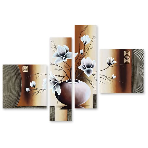 Модульная картина Modulka.ru Цветы в вазе, 358 120х76 см