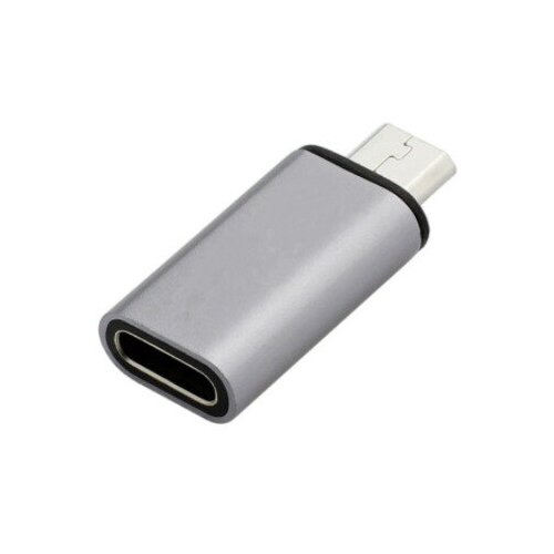 Адаптер переходник Lightning 8 pin гнездо Female (F) Micro USB штекер Male (M) / Переходник с лайтинг на микро юсб