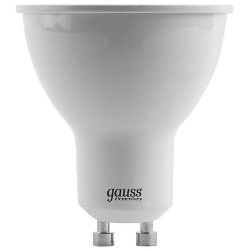 Лампа светодиодная gauss Elementary 13627, GU10, MR16, 7 Вт, 4100 К