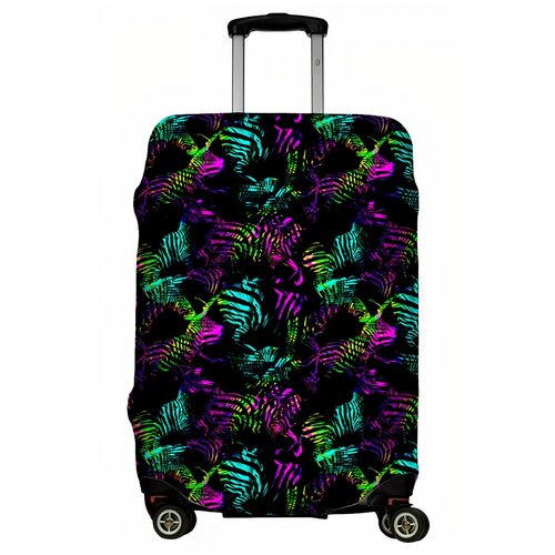 Чехол для чемодана LeJoy, размер S, фиолетовый, бирюзовый