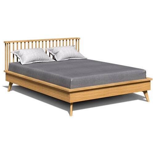 Двуспальная кровать Elva | бейц-масло | 180x200 см