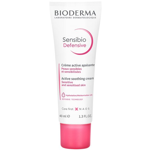 Bioderma Sensibio Defensive легкий крем для чувствительной кожи, 40 мл