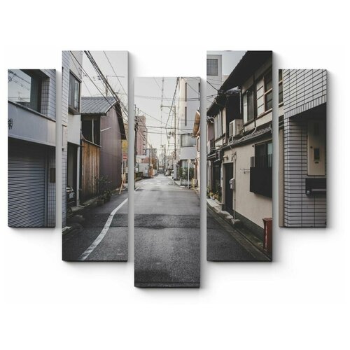 Модульная картина Узкие улочки Киото101x82