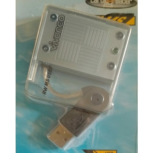 Ультратонкий кардридер 18254 Vivanco RW MS USB2
