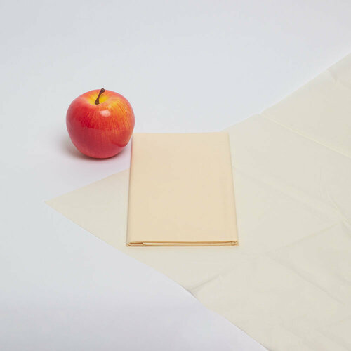 Бумага упаковочная тишью кремовая в листах 50 х 65см х 10шт - 1шт.