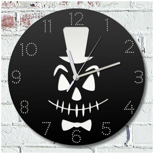Настенные часы хэллоуин (Джек, череп, Halloween, тыква) - 653