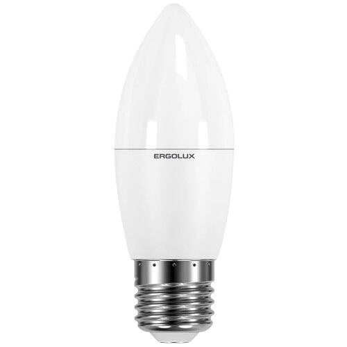 Лампа светодиодная Ergolux 13171, E27, C35, 9 Вт, 4500 К