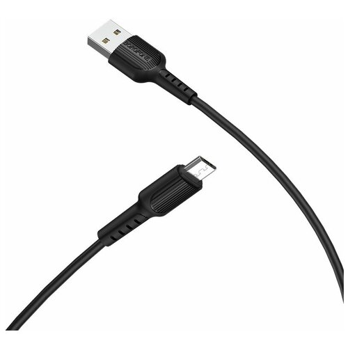 Кабель Borofone microUSB BX16 Easy 100см черный