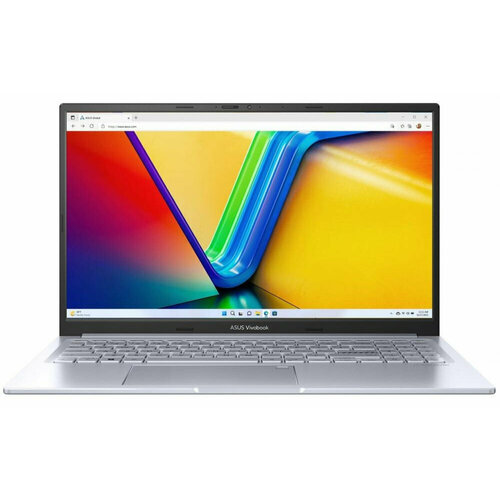 Ноутбук Asus Vivobook 15X OLED K3504ZA-MA195 Core i5 1235U 8Gb SSD 512Gb 15.6 OLED 2.8K (2880x1620) noOS silver WiFi BT (90NB11S2-M00820)