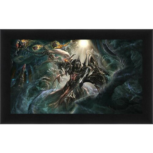 Плакат, постер на холсте Diablo III: Reaper Of Souls. Размер 21 х 30 см