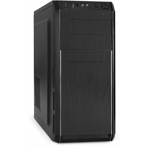 Корпус Miditower ExeGate XP-334UC-XP350 (ATX, XP350 с вент. 12см, 1*USB+1*USB3.0+1*TypeC, аудио, черный) EX287366RUS