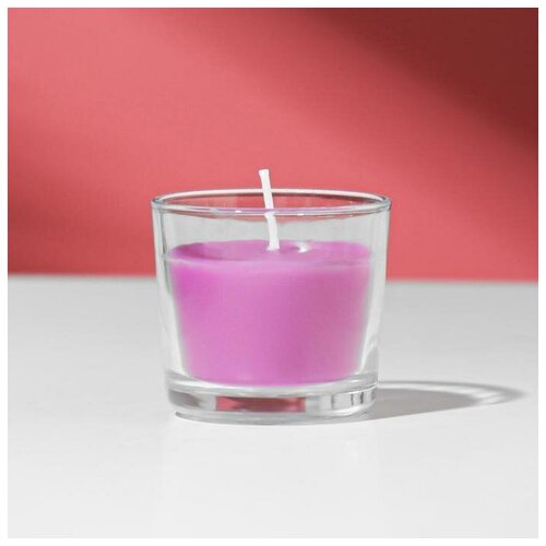 Свеча ароматическая в стакане алания "Нежная Орхидея", 5.5 см