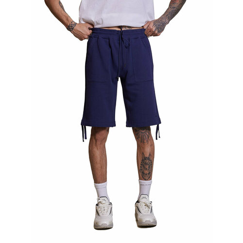 Бермуды  C.P. Company DIAGONAL RAISED FLEECE REGULAR SHORTS, размер M, синий