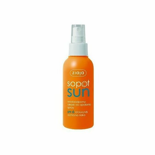 ZIAJA Sun Oil in Spray Масло для загара в спрее SPF 6, 125мл
