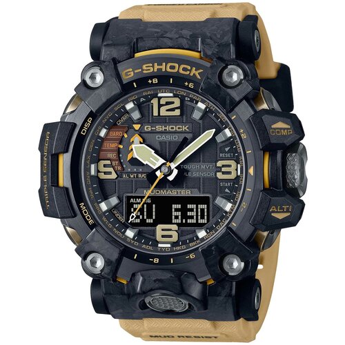 Наручные часы CASIO G-Shock, черный, коричневый