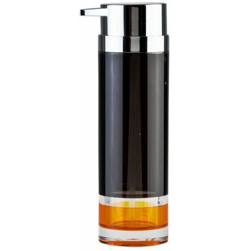 Дозатор для жидкого мыла Primanova D-15270 FLOAT, цвет черный, материал полимер, настольный, объем 250мл, размер 7x5x18,5 см