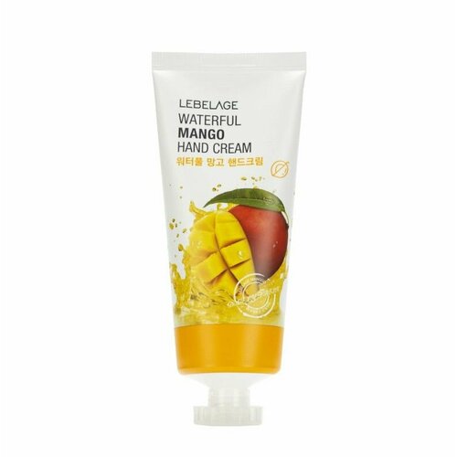 LEBELAGE Крем для рук Waterful Mango Hand Cream, с экстрактом манго, 40 мл