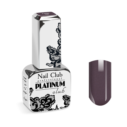 Nail Club professional Эмалевый гель-лак для ногтей с липким слоем PLATINUM CLUB 157 Fazan, 13 мл.