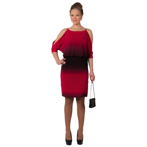 Платье SWING, размер 46, красный