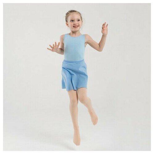 Юбка для танцев и гимнастики  Baletmarket, размер 123-134, голубой