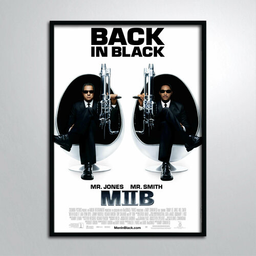 Постер в раме/Люди в чёрном 2 Томми Ли Джонс Уилл Смит Оригинал Men in Black