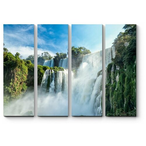 Модульная картина Удивительные водопады Игуасу 80x60