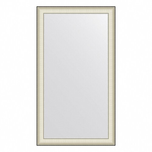Зеркало Evoform Definite BY 7634 78x138 в багетной раме, белая кожа с хромом