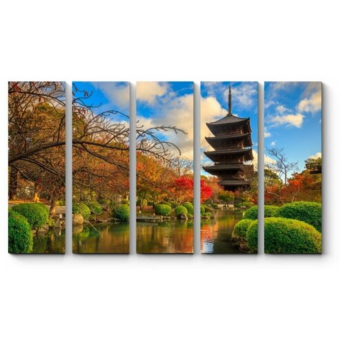 Модульная картина Совершенное спокойствие, Киото 110x66