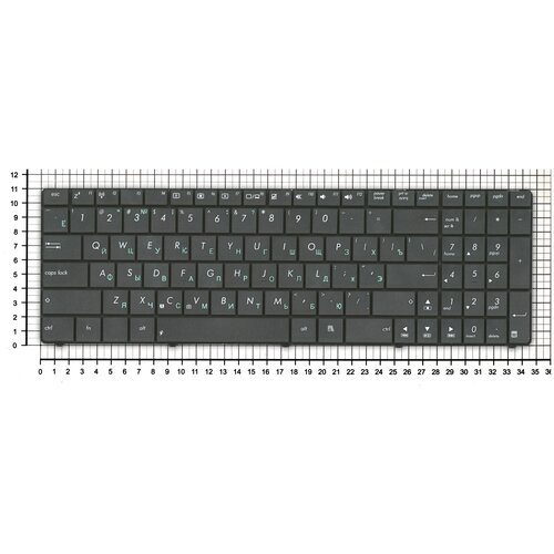 Клавиатура для ноутбука Asus K75 K75DE K75VM черная