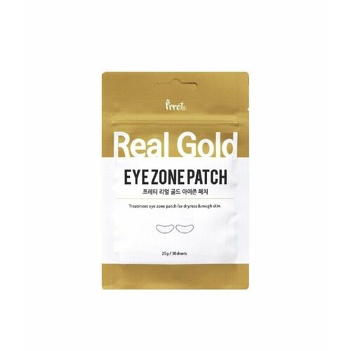 Prreti Патчи для глаз Real Gold Eye Zone Patch, Золото, 30 шт, 25 гр.