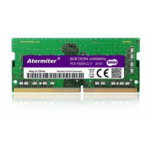Оперативная память Atermiter DDR4 для ноутбуков, 8 ГБ, 2400 МГц, SODIMM
